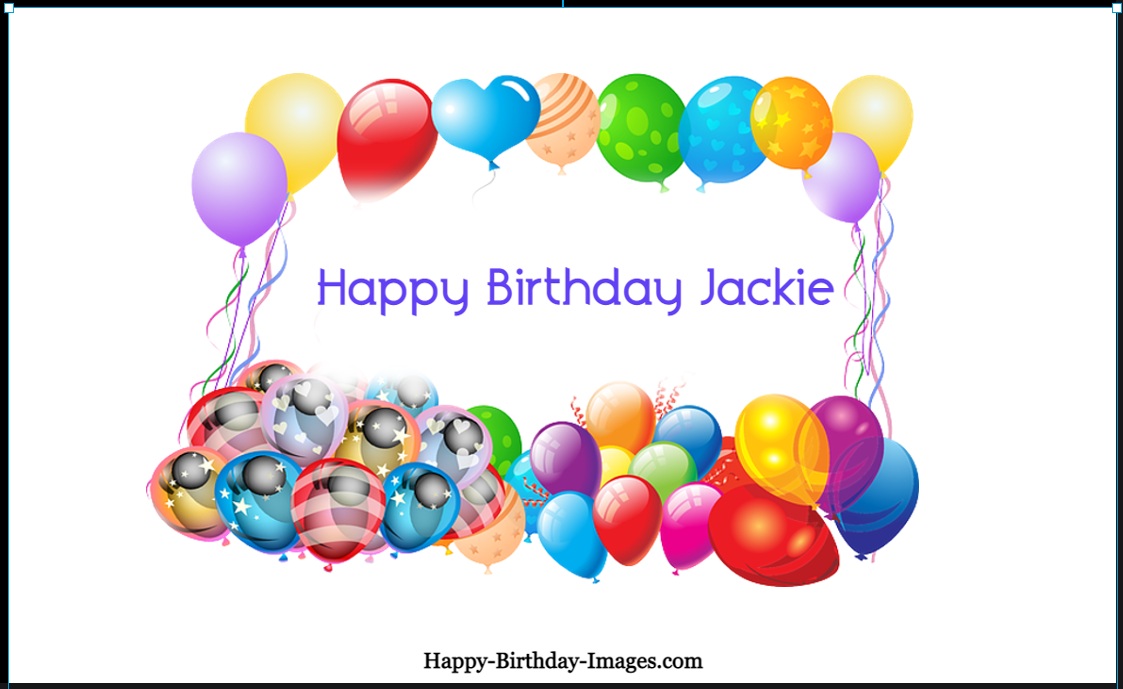 Celebrate with Joy: Happy Birthday Jackie Images - [2023]